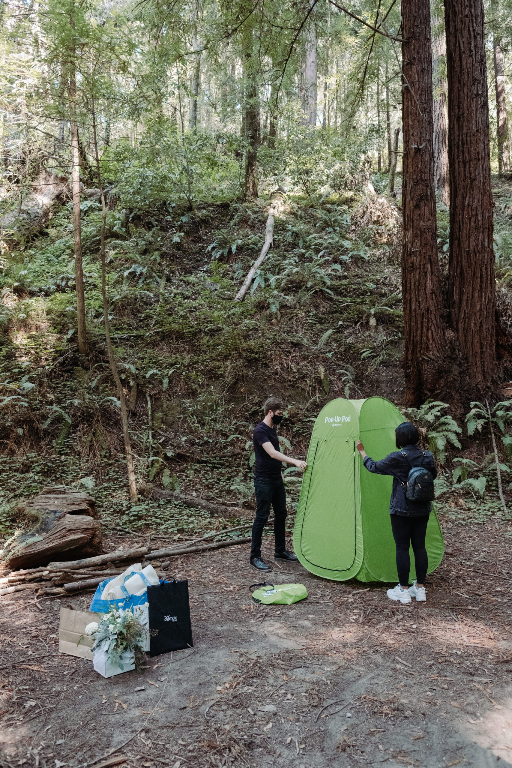 California Redwood Forest Elopement - Melissa Ergo Photography - Santa ...