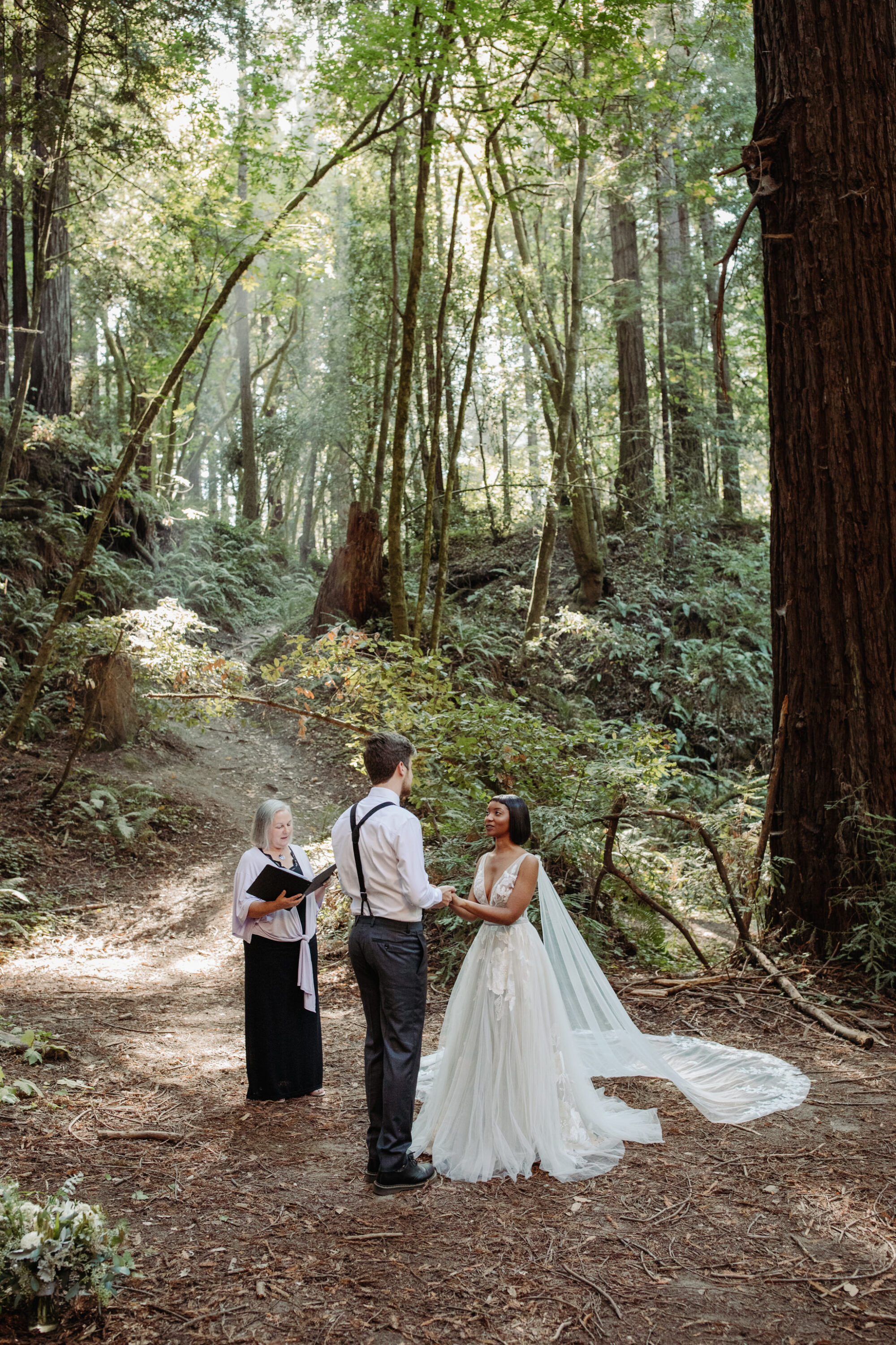 California Redwood Forest Elopement - Melissa Ergo Photography - Santa ...